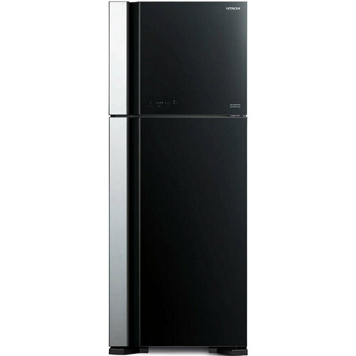 Холодильник Hitachi HRTN7489DF GBKCS, черное стекло
