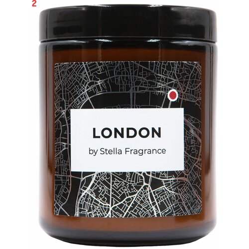 Свеча ароматическая Stella Fragrance London 250 г (2 шт.)