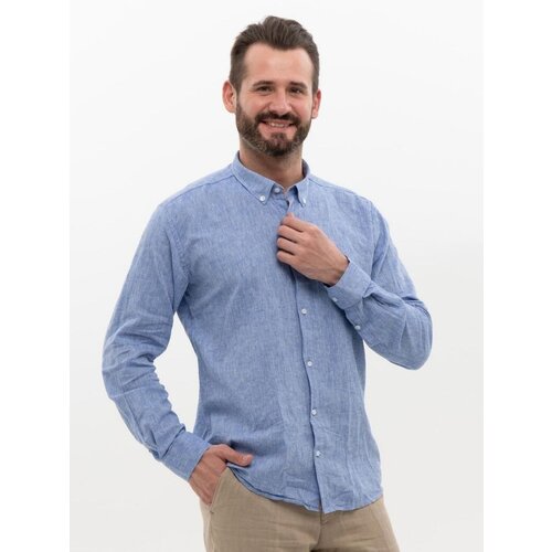 Рубашка asamclo, размер 2XL, синий