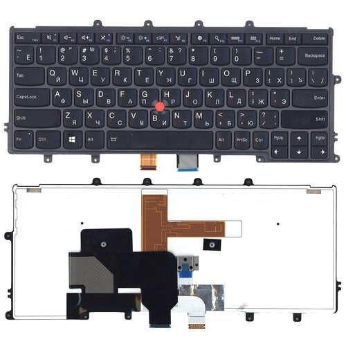 Клавиатура для ноутбука Lenovo ThinkPad X240 X250 X260 с подсветкой p/n: CX13XBL-83SU, CS13XBL-RUS