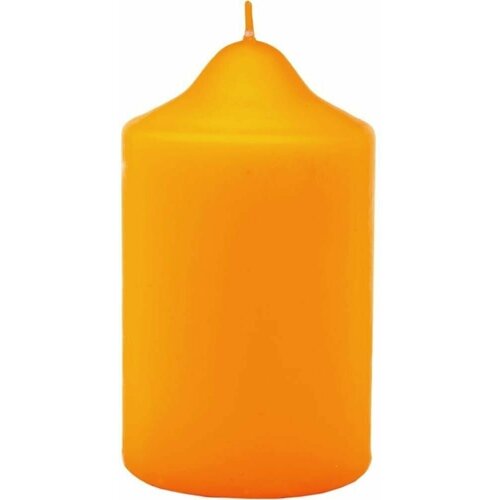 Свеча бочонок 40х60 мм, цвет: желтый