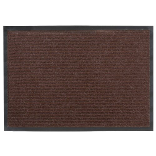 Придверный коврик SunStep ребристый, коричневый, 0.6 х 0.4 м, 1 м