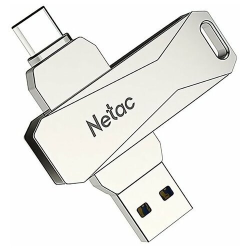 Флешка Netac U782C 32 ГБ, 1 шт., серый