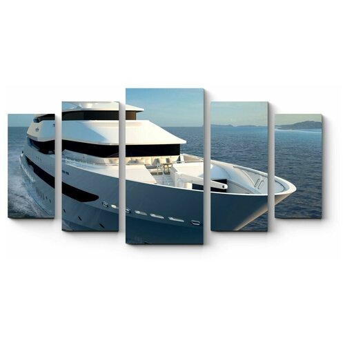 Модульная картина Яхта на морских просторах 160x88
