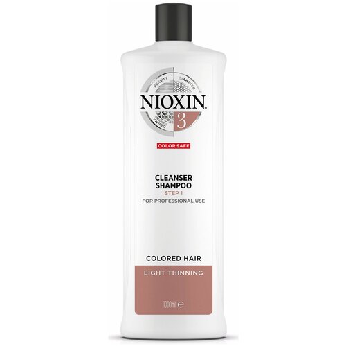 Nioxin шампунь System 3 Cleanser Step 1 1000 мл