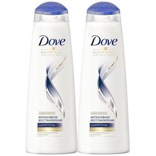 Шампунь Dove Hair Therapy Интенсивное восстановление 380 мл 2 шт