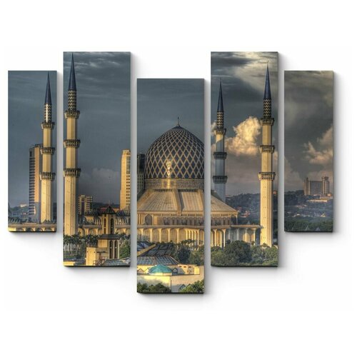 Модульная картина Голубая мечеть, Куала-Лумпур101x82