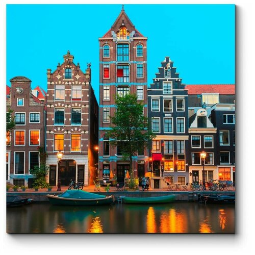 Модульная картина Амстердам каким мы его знаем 20x20