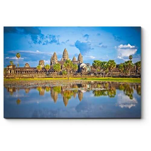 Модульная картина Знаменитый храмовый комплекс Ангкор-Ват70x47