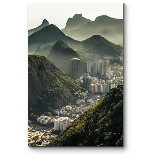 Модульная картина Вид с высоты на Рио-де-Жанейро20x30