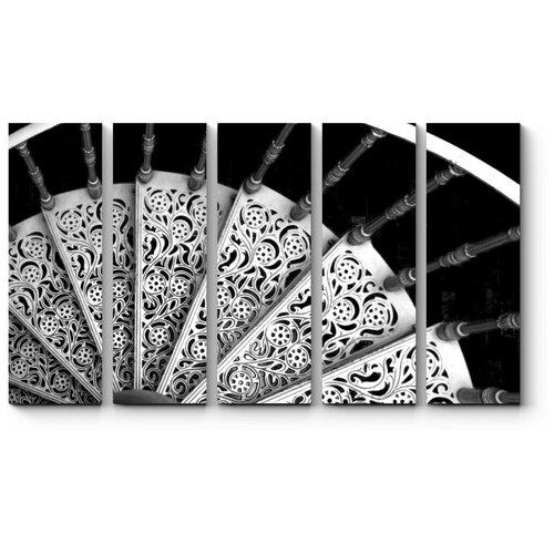 Модульная картина Винтажная лестница90x54