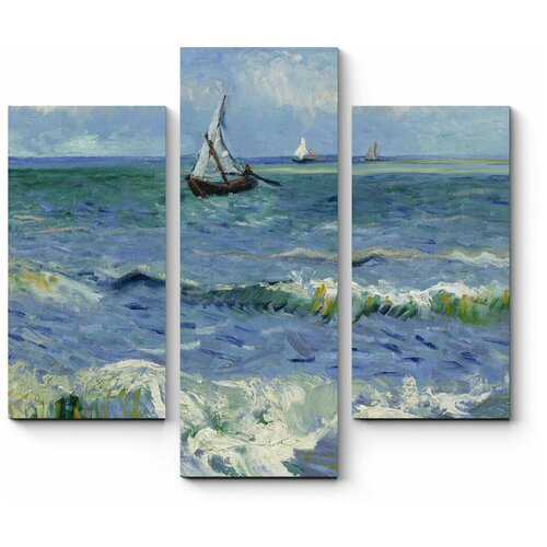 Модульная картина Морской пейзаж в Сен-Мари, Винсент Ван Гог 110x99