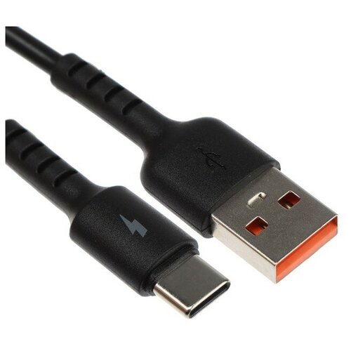 Кабель ТероПром 9514941 Exployd EX-K-1263, Type-C - USB, 3 А, 1 м, зарядка/передача данных, силикон, черный