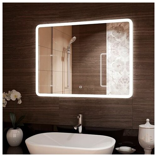 Зеркало с подсветкой Cloud 900х800 для ванны