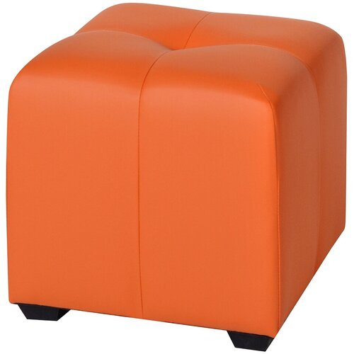Пуфик DreamBag Николь, искусственная кожа, 40 x 41 x 43 см, оранжевый