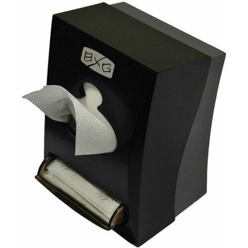 Диспенсер бумажных салфеток BXG-PD-8897B пластик, цвет черный