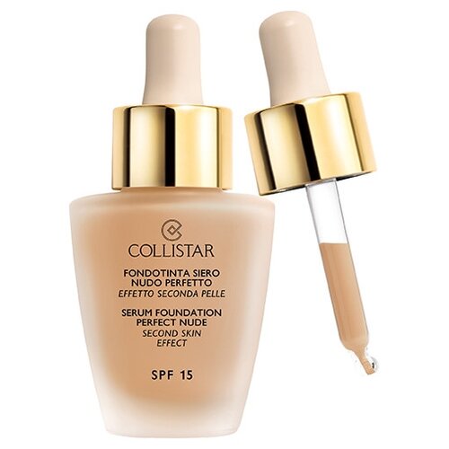 Collistar Тональная сыворотка Serum Foundation Perfect Nude, SPF 15, 30 мл/30 г, оттенок: 03 nude