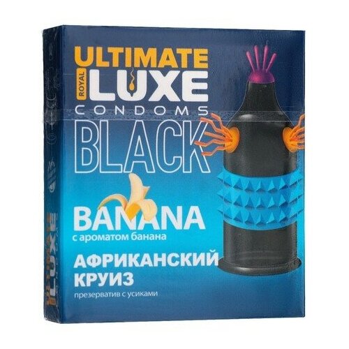 Презервативы Luхe BLACK ULTIMATE Африканский Круиз, банан, 1 шт.