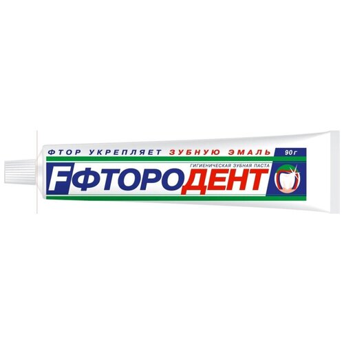 Зубная паста Весна Фтородент, без футляра, 90 г