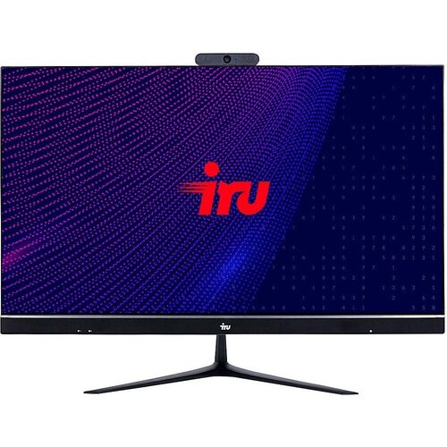 Моноблок iRU Office 23IH5P, 23.8", Intel Core i5 10400, 8ГБ, 256ГБ SSD, Intel UHD Graphics 630, Free DOS, черный [1864676]