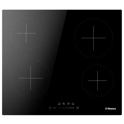 Электрическая варочная панель Hansa BHC633077, цвет панели черный, цвет рамки черный