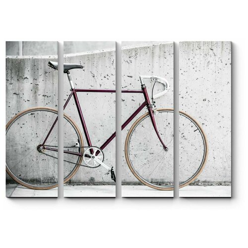 Модульная картина Старый ретро-велосипед100x75