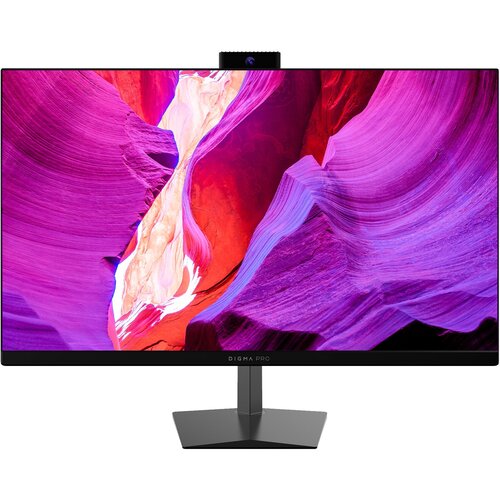 Моноблок Digma PRO AiO 27i 27" 2K i7 1165G7 (2.8) 16Gb SSD512Gb Iris Xe Windows 11 Professional GbitEth WiFi BT 90W клавиатура мышь Cam черный 2560x1440