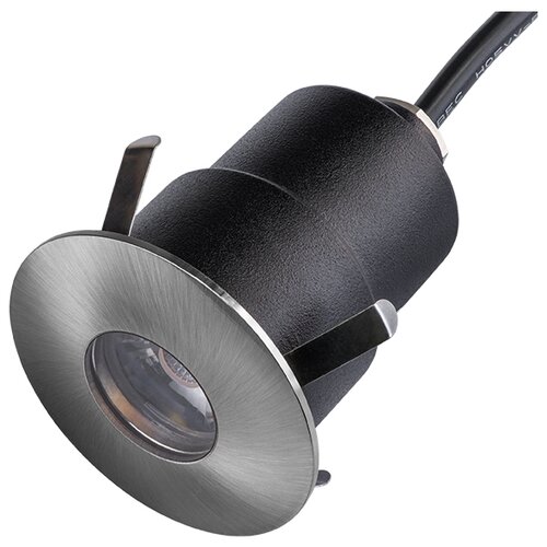 Lightstar Уличный светильник Ipogeo 384415 светодиодный, 5 Вт, цвет арматуры: никель, цвет плафона бесцветный
