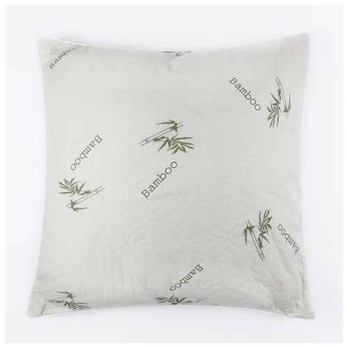 Подушка Эдем Бамбук, 70*70 см, цвет зеленый, полиэфирное волокно, полиэстер 100%