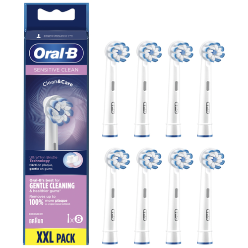 Насадки Oral-B Sensitive Clean для электрической зубной щетки, 8 шт.