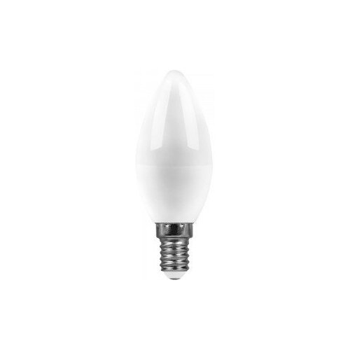 Светодиодная LED лампа Saffit свеча C37 E14 13W(1070Lm) 2700K 2K матовая 100x37 SBC3713 55163 (упаковка 14 штук)
