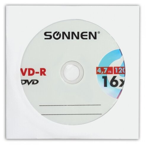 Диск DVD-RSONNEN4,7 Gb 16x, 1 шт.