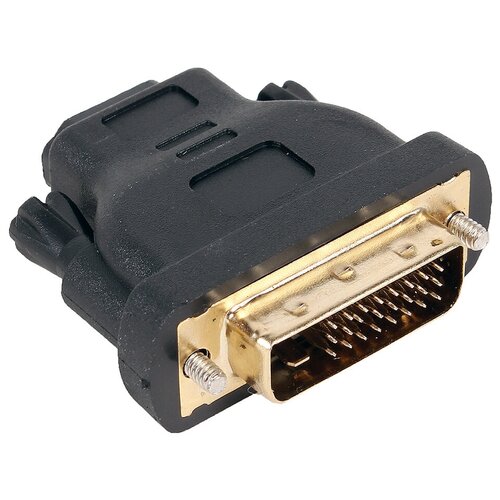 Переходник/адаптер Aopen DVI - HDMI (ACA312), 0.01 м, чёрный