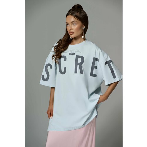 Футболка Little Secret, размер ONE SIZE, голубой