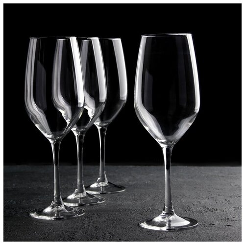 Набор бокалов для вина «Время дегустаций. Бордо», 580 мл, 4 шт