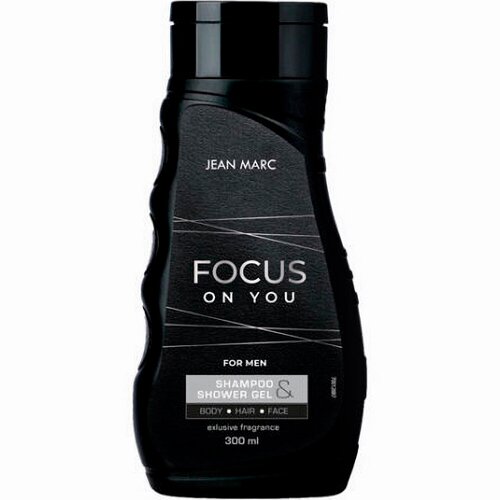 Шампунь 3в1, гель для душа и средство для умывания JEAN MARC FOCUS ON YOU (300 мл)