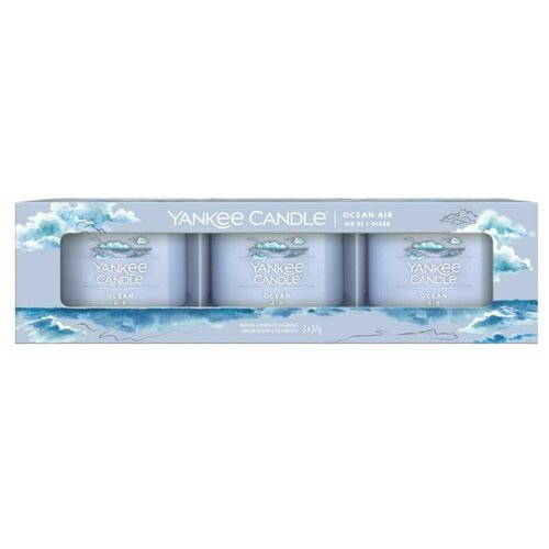 Подарочный набор из 3 свечей Yankee Candle Votive Ocean Air
