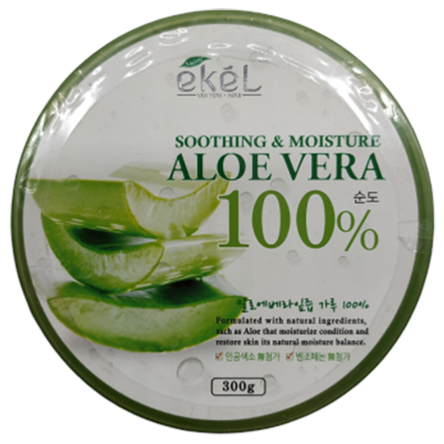 Ekel Гель для тела увлажняющий и успокаивающий с алоэ Soothing & Moisture Aloe Vera 100%, 300 мл
