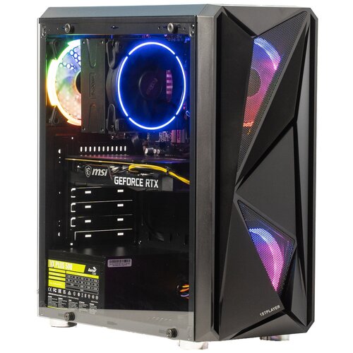 Игровой компьютер AMD Ryzen 5 3600 GeForce RTX 3060 12GB 8GB RAM SSD 512GB HDD 1TB