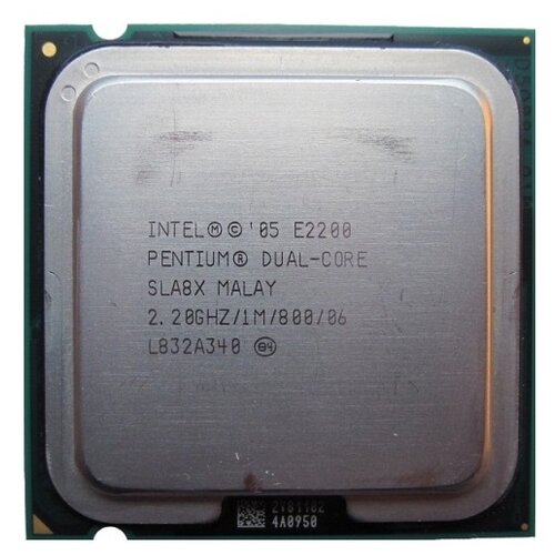 Процессор Intel Pentium E2200 Conroe LGA775,  2 x 2200 МГц, OEM