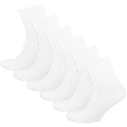 Носки STATUS, 6 пар, размер 25, белый