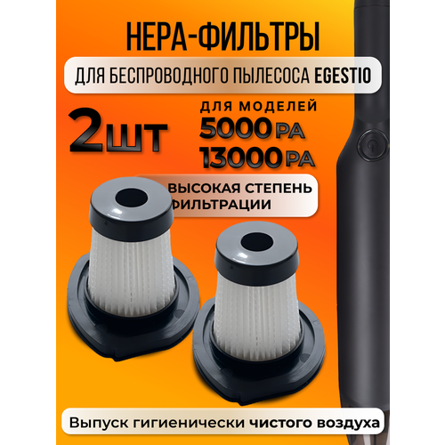 Нера-фильтр для автомобильного пылесоса Egestio 2шт