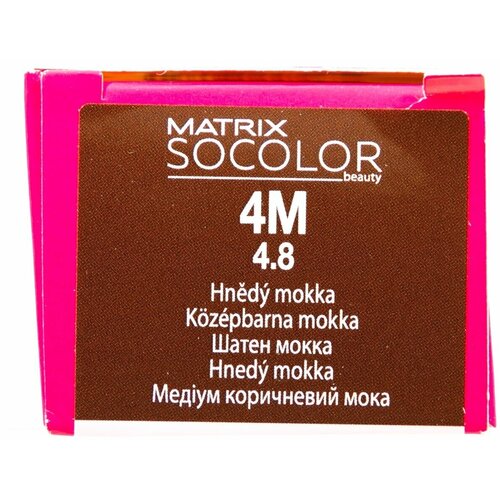 Matrix Крем - краска  SoColor beauty, 4M шатен мокка, 90 мл