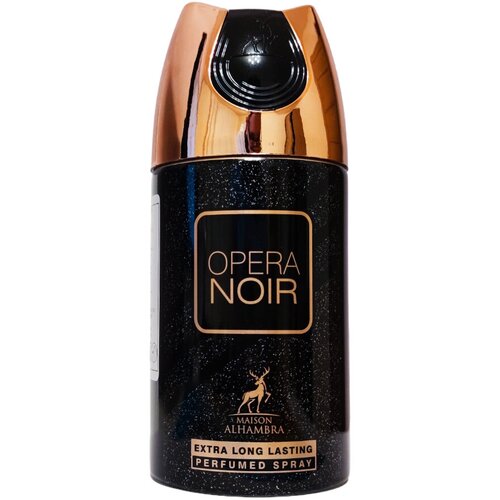 Maison Alhambra Opera Noir Парфюмированный дезодорант с запахом цветов, ванили и кофе, 250 мл