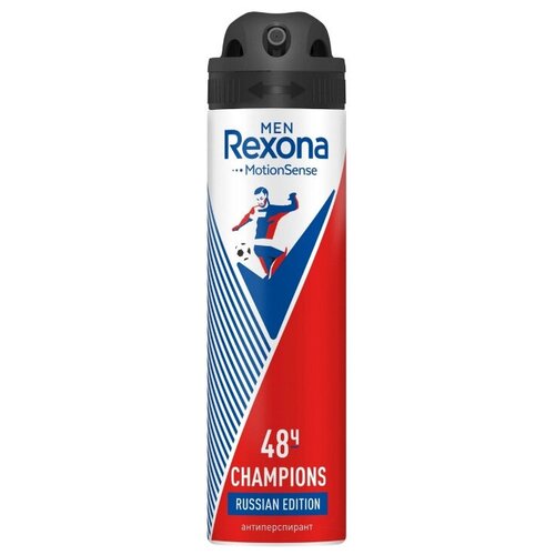 Rexona Антиперспирант-дезодорант спрей Men Champions, 150 мл, 4 шт.