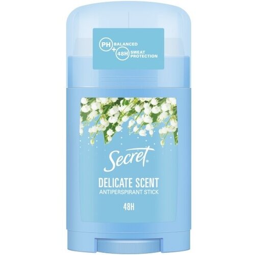 Твердый дезодорант-антиперспирант Secret Delicate Scent, 45 г (стик)