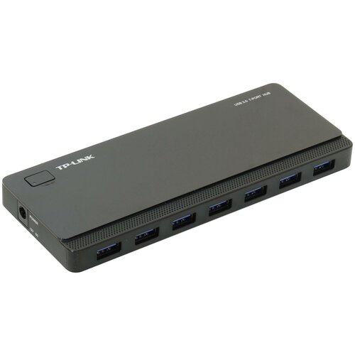 USB-концентратор  TP-LINK UH700, разъемов: 7, 100 см, черный