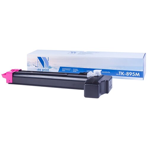 Перезаправляемый картридж NV Print TK-895 Magenta для Kyocera, 6000 стр, пурпурный