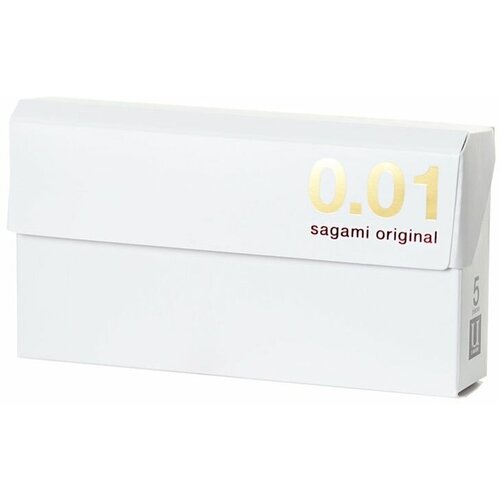 Супер тонкие презервативы Sagami Original 0.01 - 5 шт.