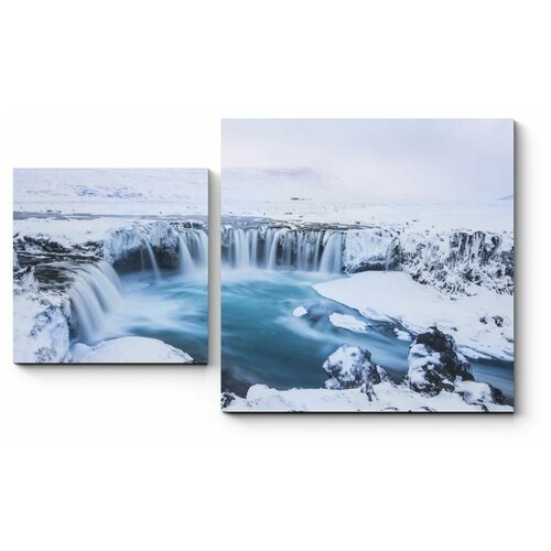 Модульная картина Ледяная красота Исландии50x30